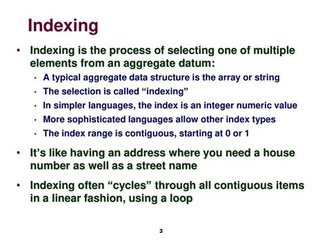 Cs 106 Computing Fundamentals Ii Chapter 71 “indexing” Ppt Download