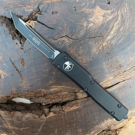 Microtech Utx 70 Te Black Tactical Handle Black Standard Blade 149 1t