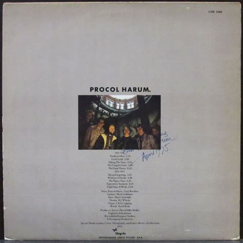 Пластинка Procols Ninth Procol Harum Купить Procols Ninth Procol