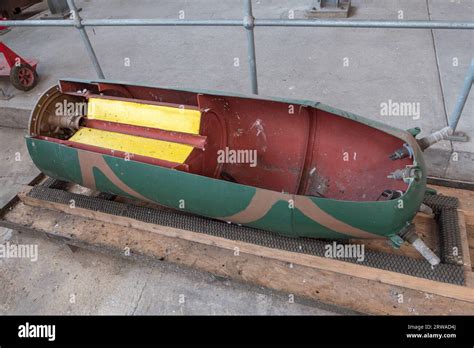 Cutaway Of Mk Iv Chip Laid Buoyant Mine 1917 In The Big Space Historic Dockyard Chatham Kent