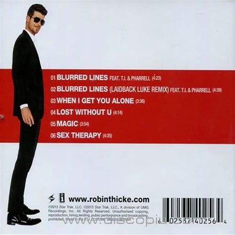 Blurred Lines Album Robin Thicke Blurred Lines Blurred Lines Von