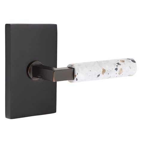 Select Levers Collection Concealed Passage Modern Rectangular Rosette