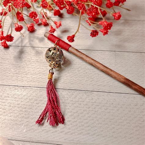 Dragons Ember Handmade Japanese Hair Sticktraditional Japanese