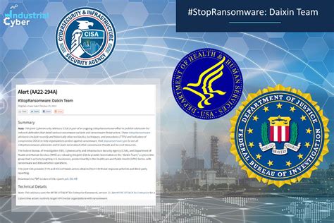Us Advisory Warns Of Daixin Hackers Targeting Healthcare Sector With