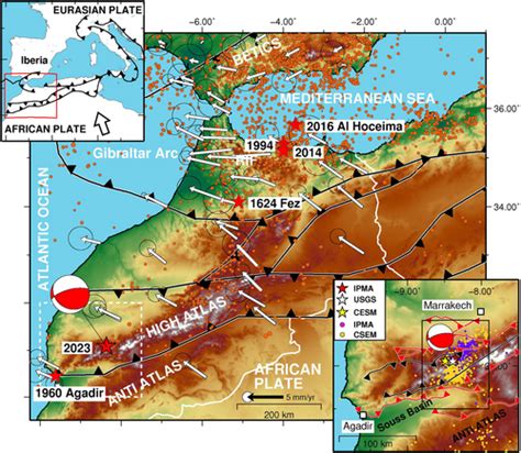 The 8 September 2023 MW 6 8 Morocco Earthquake A Deep Transpressive Faulting Along The Active