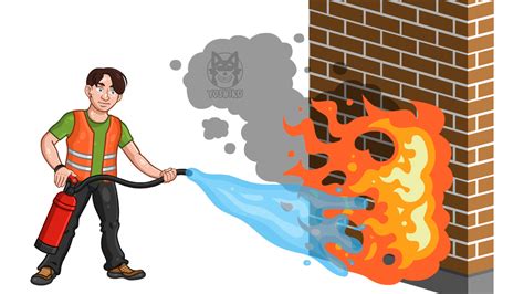 Extinguish Wall Fire Drawing By Yoshiko Animation On Deviantart