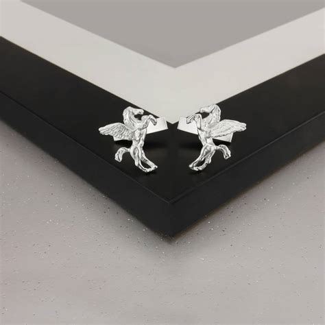 Pegasus Cufflinks In Sterling Silver By Simon Kemp Jewellers