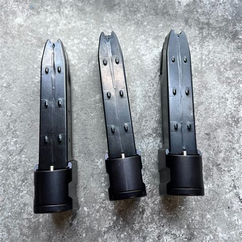 3 Pack Shield Arms S15 Magazine With 5 Extension 20 Round Capacity