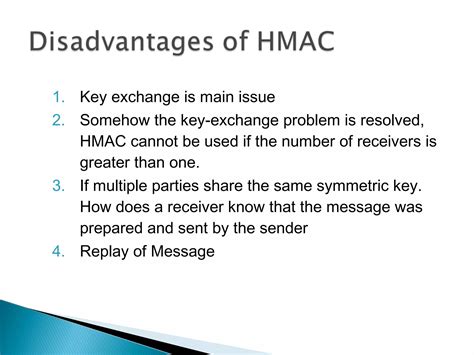 Message Authentication Code And Hmac Ppt