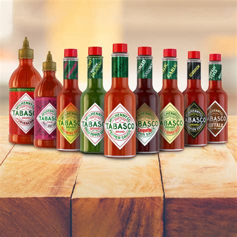 Authentic Tabasco Hot Sauces Many Flavors Available Add Taste To Life