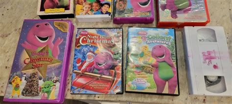 Vintage Barney Vhs And Dvd Lot 8 Movies 1990s 4157 Picclick Ca