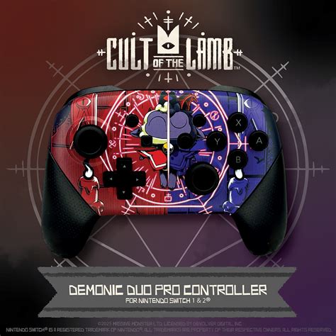 Ns Demonic Duo Cult Of The Lamb Pro Controller For Nintendo Switch