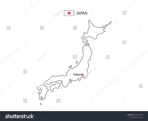 Japan Map Drawing Photos And Images