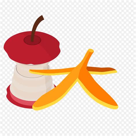 卡通果皮垃圾设计png图片素材下载图片编号8309937 Png素材网