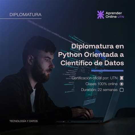 Diplomatura En Python Orientado A Científico De Datos Aprender Online