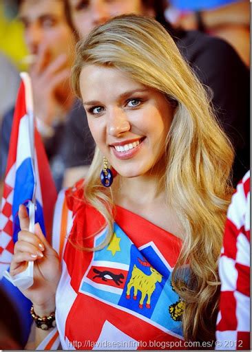 Croatian Girl During The European Championship California Boobies