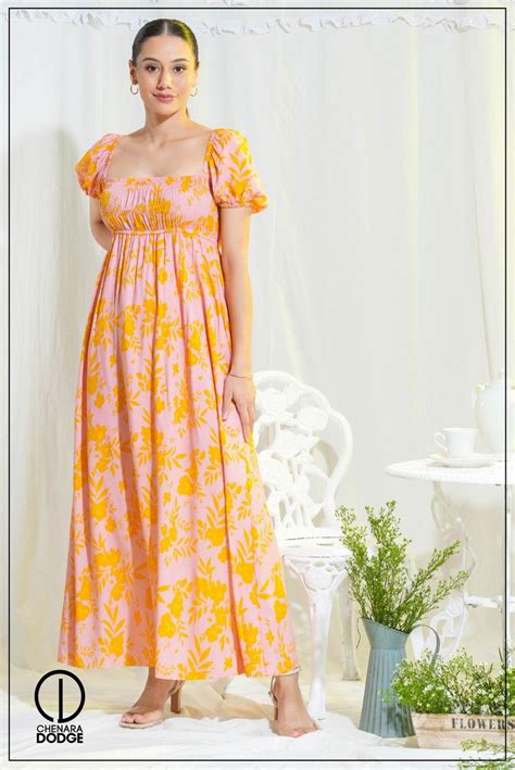 Nyla Smocked Maxi Dress