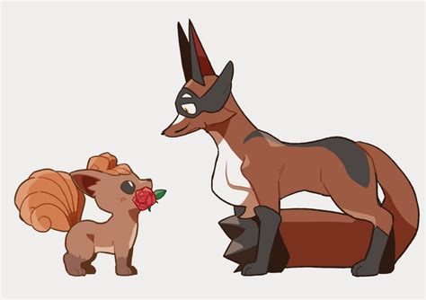 Vulpix And Thievul Pokemon Drawn By Fuku Danbooru