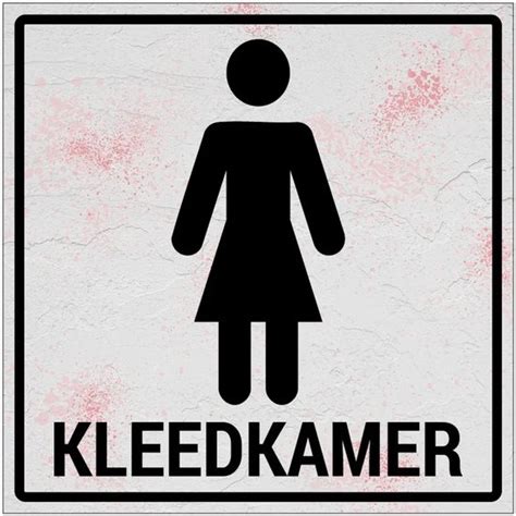 Dames Kleedkamer Bord Sign Again 40 X 40 Cm Bol