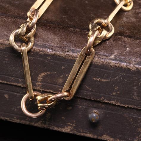 Antique Victorian 14k Yellow Gold Intricate Chain Watch Fob At 1stdibs