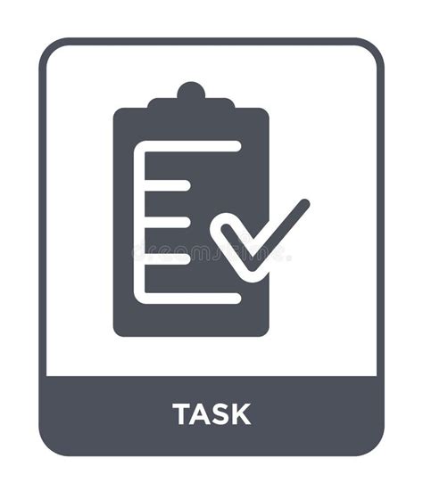 Task Icon In Trendy Design Style Task Icon Isolated On White Background Task Vector Icon