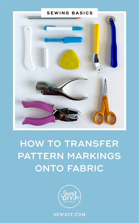 How To Transfer Pattern Markings Onto Fabric — Sew Diy