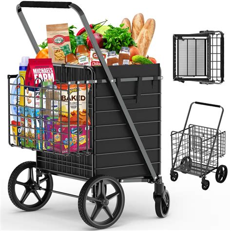 Buy 2024new Extra Large Shopping Cart For Groceries 450 Lbs Heavy