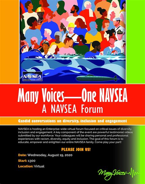 Navsea Manyvoices Onenavsea Oneteam Inclusion Diversity