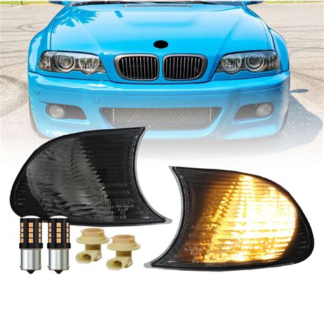 Depo Smoked Amber Led E46 Corner Lights Plug Play Usr Depo Led Corner