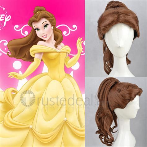 Beauty And The Beast Disney Princess Belle Cosplay Wig
