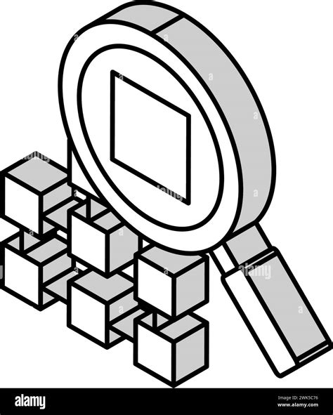 Research Neural Network Isometric Icon Vector Illustration Stock Vector