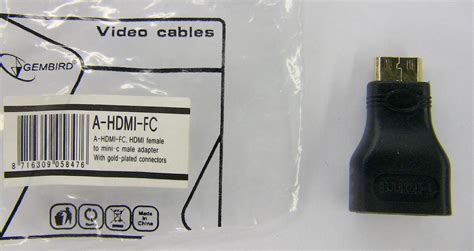 A-HDMI-FC, HDMI female to mini-c male adapter