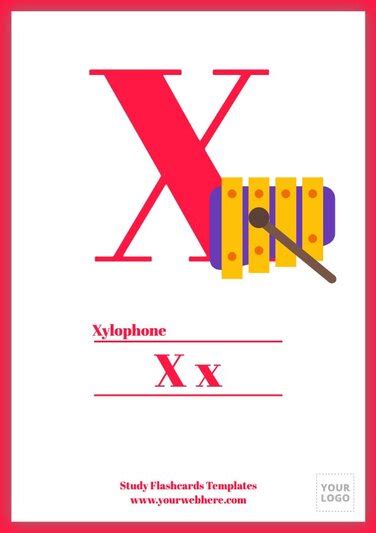 Editable Flashcard Templates For School