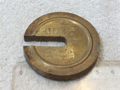 早期秤子秤錘磅子砝碼2~同~1100~銅製品~不吸磁~上標示10公斤 露天市集 全台最大的網路購物市集