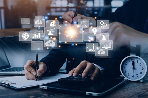 Premium Photo Digital Transformation Technology Strategy Digitization And Digitalization Of