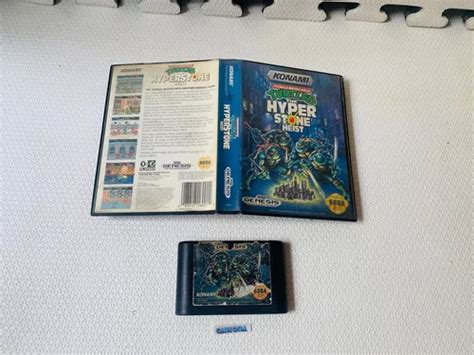 Tmnt Turtles Hyperstone Heist Original Genesis Mega Drive Mercadolivre
