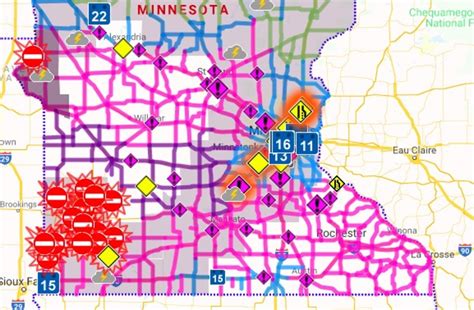 Mn Dot Map