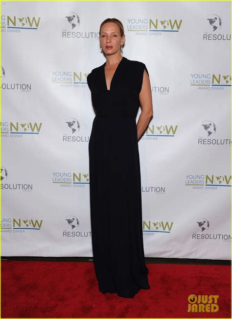 Uma Thurman Attends Young Leaders Now Award Dinner Photo 3368604 Uma