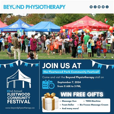 Beyondphysiotherapy Fleetwoodparkfestival Communityevent Winbig
