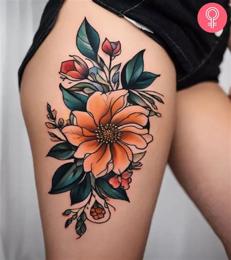 8 Alluring Side Thigh Tattoo Designs