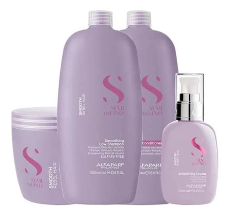 Kit Alfaparf Sdl Smooth Smoothing Sh Cond Másc Creme