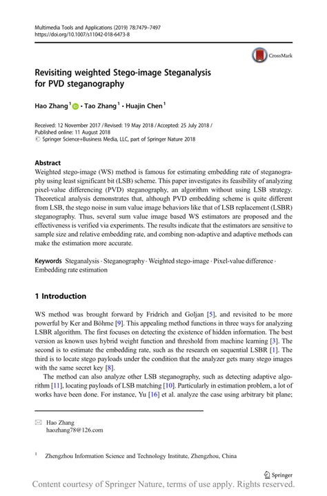 Revisiting Weighted Stego Image Steganalysis For Pvd Steganography