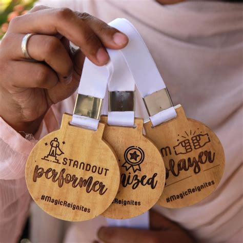 Wooden Medals For Office Ts For Colleagues Corporate Ts