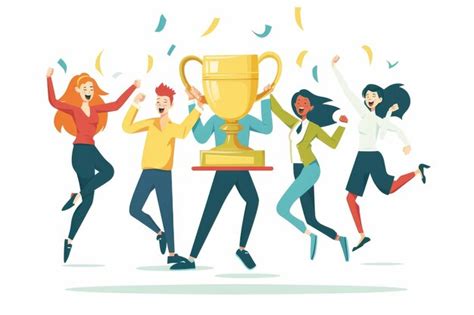 Premium Photo A Celebration Of Success Achievement Or A Team Victory
