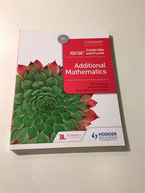 Cambridge Igcse And O Level Additional Mathematics £1699 Picclick Uk