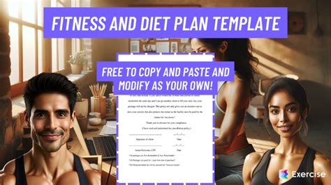 Fitness And Diet Plan Templates To Use With Clients Pdf Doc Xls