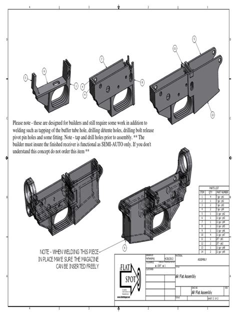 Ar Flat Assembly Pg2 Pdf Download Free Pdf Metalworking