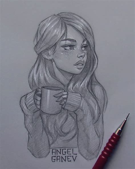 17 Cool Girl Drawing Ideas And References Beautiful Dawn Designs