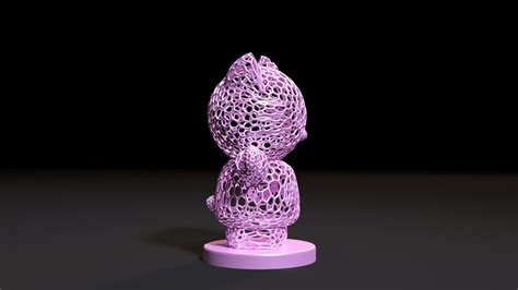 Hello Kitty 3d Model 3d Printable Cgtrader