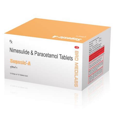 Sugesic A Tablets Round Brd Health Sciences